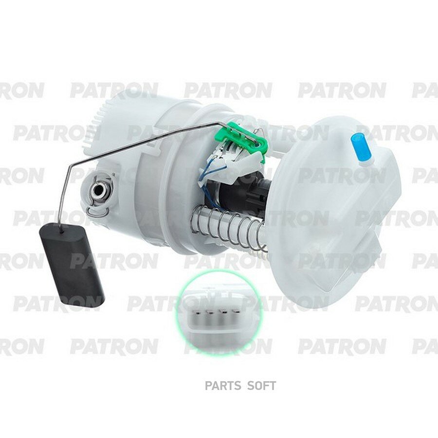 Насос топливный электрический <=5.5A, 3bar, >=80L/h (модуль) RENAULT: Duster 1.6i 16V 10- PATRON PFP677 | цена за 1 шт