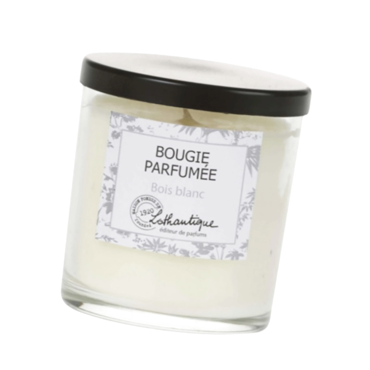 Парфюмированная свеча для дома Lothantique Bois Blanc 160 гр / Белое Дерево