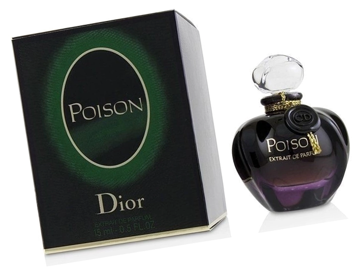 Christian Dior Poison Extrait De Parfum женская парфюмерия 15 мл - Пуазон Экстракт Де парфюм