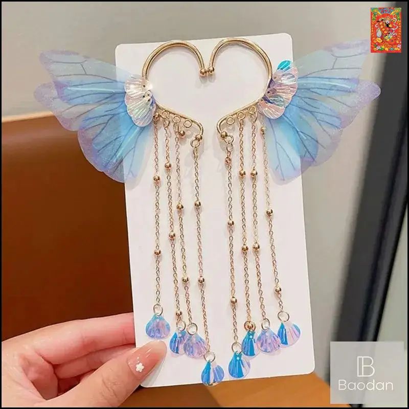 Серьги клипсы, акрил
