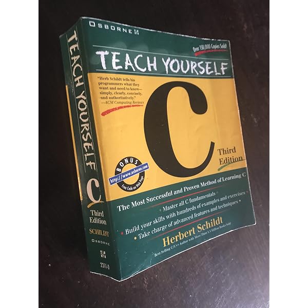 Teach Yourself C，Reprinted paperback book
