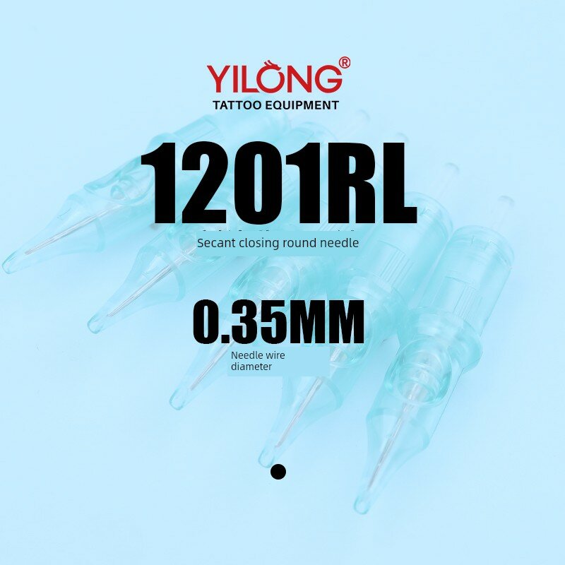 Ophel 1201RL синие чернила одноразовые татуировочные иглы 20 шт/упаковка для профессиональных татуировщиков