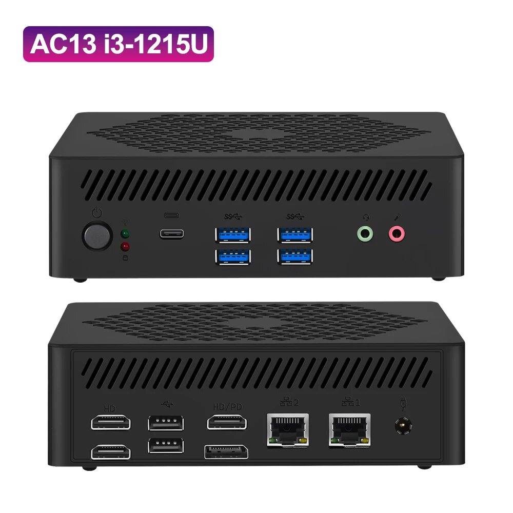 Мини-ПК SZBOX AC13 / AC10 Intel Core i3-1215U / i5-1235U