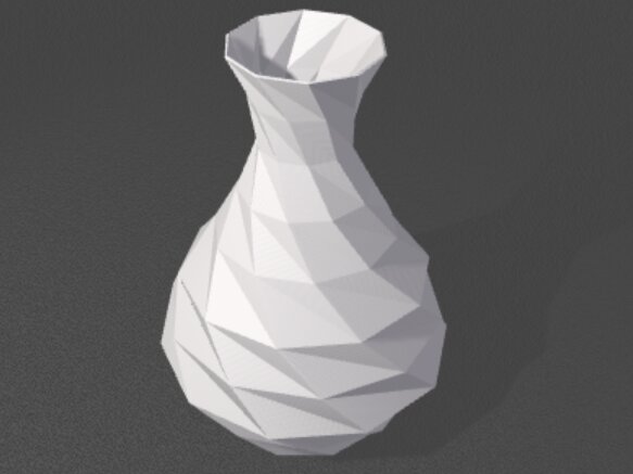 Ваза декоративная дизайнерская, 3D-печать, 3DOPRU арт. VASE-CC-c9302fea8ad3