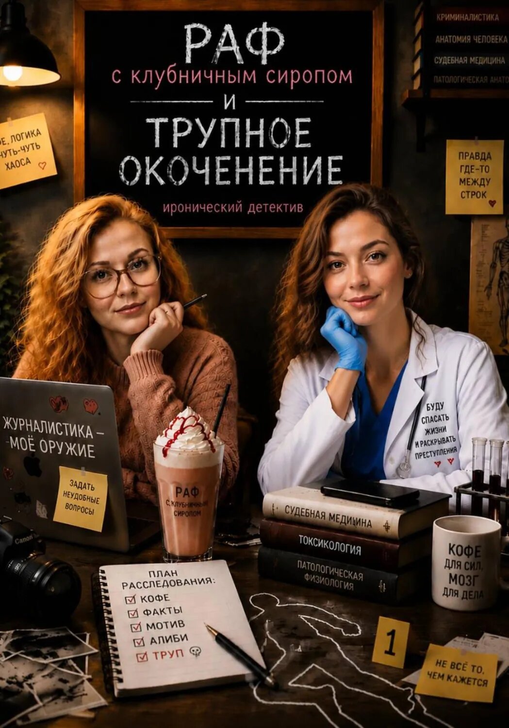 Раф с клубничным сиропом и трупное окоченение [Цифровая книга]