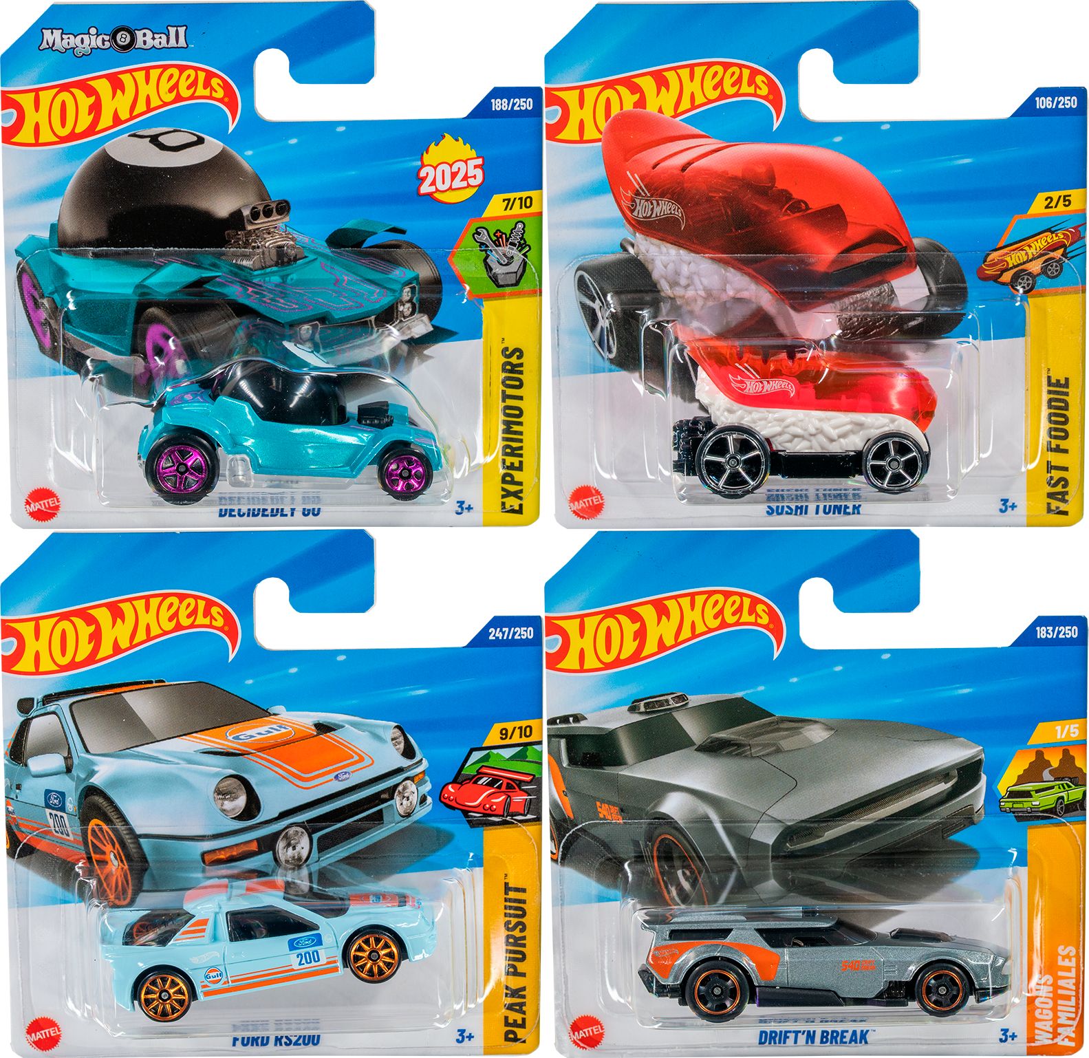 Набор машинок Hot Wheels из 4 штук №8