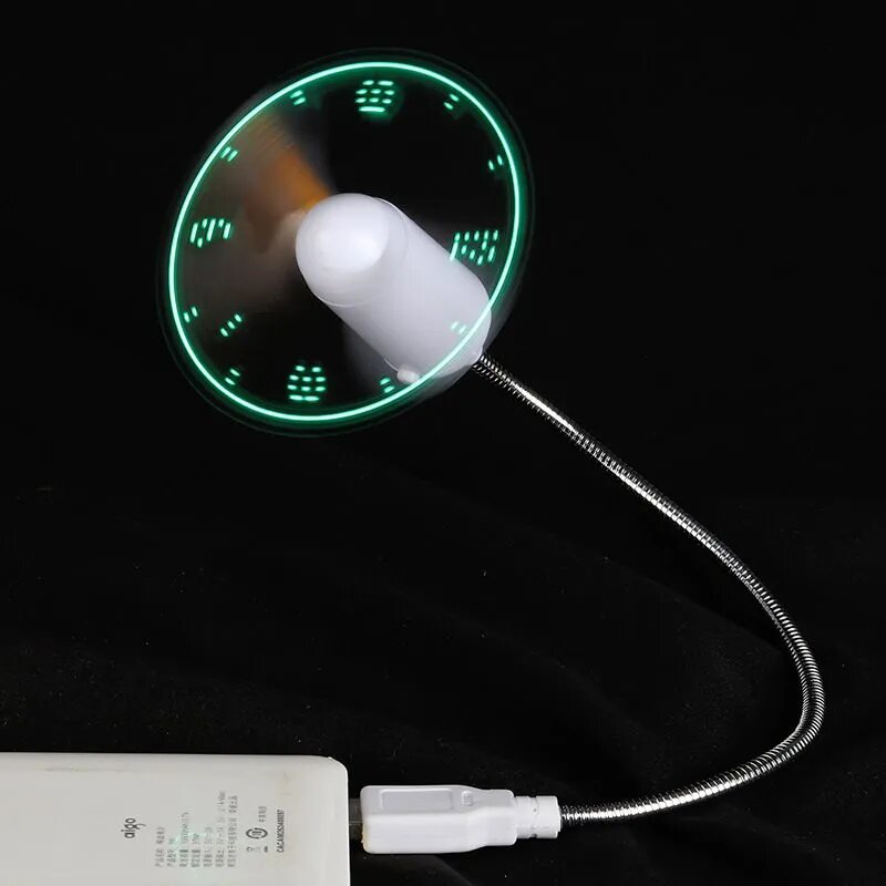 FINED RIM Настольный вентилятор htdw40178, серый металлик, портативный USB-вентилятор