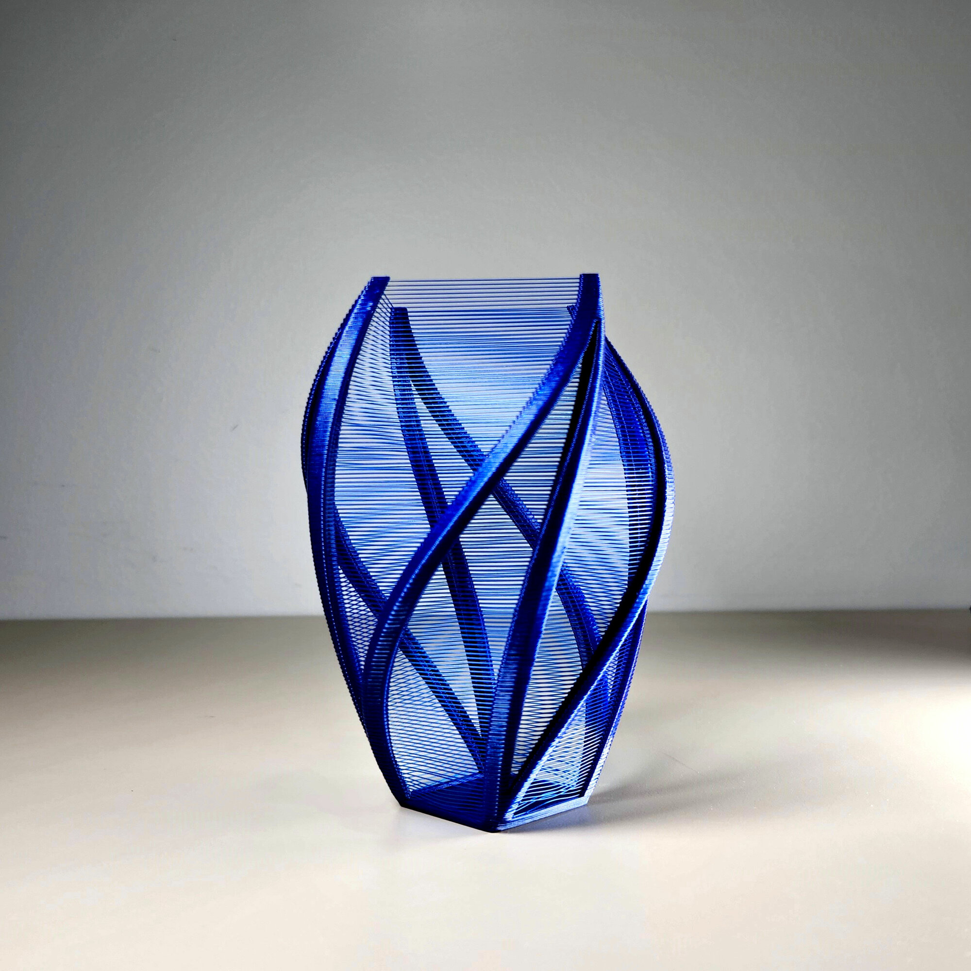 Ваза декоративная спиральная, 3D-печать, 3DOPRU арт. VASE-PR-504836