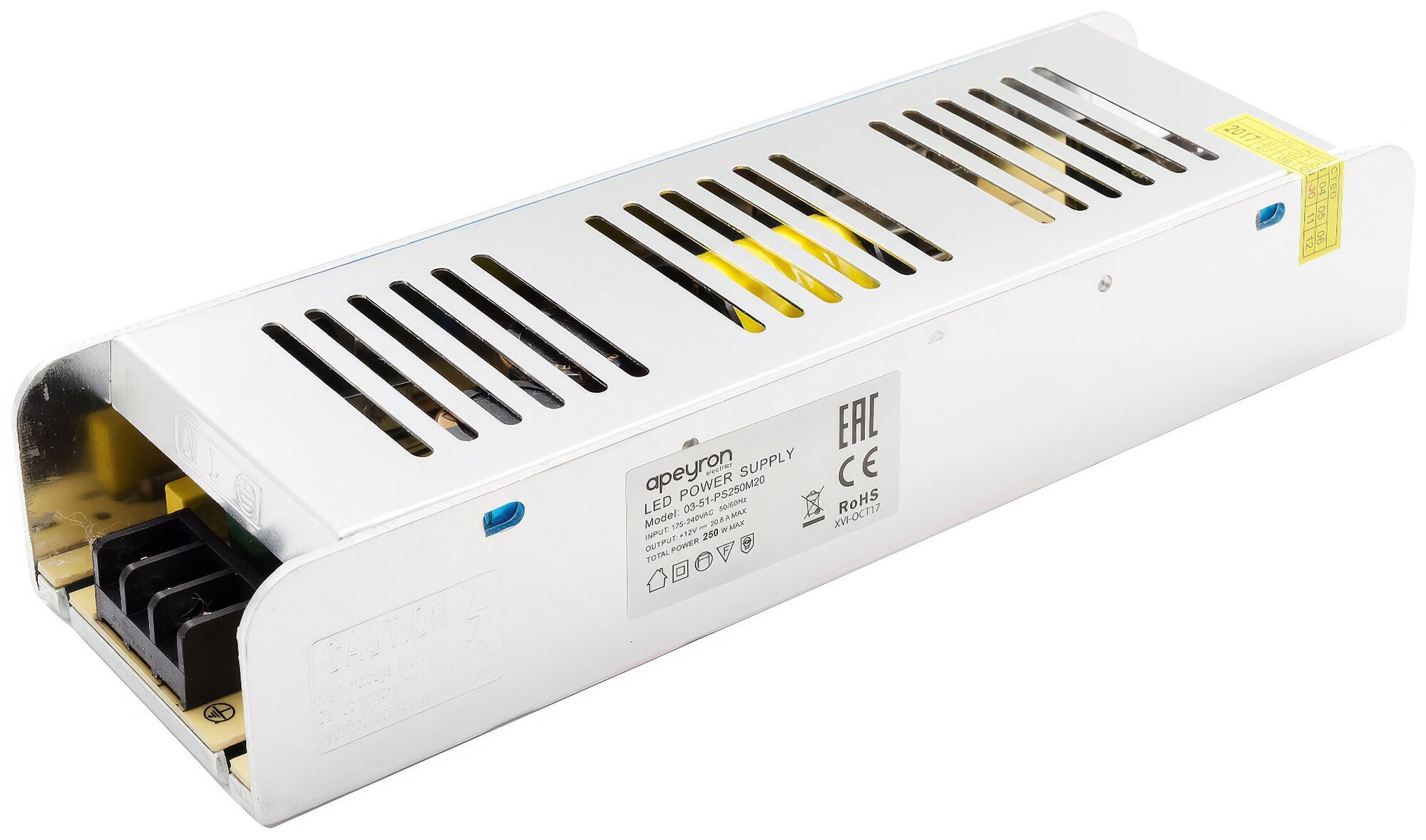 Блок питания 12 В 250 Вт IP20