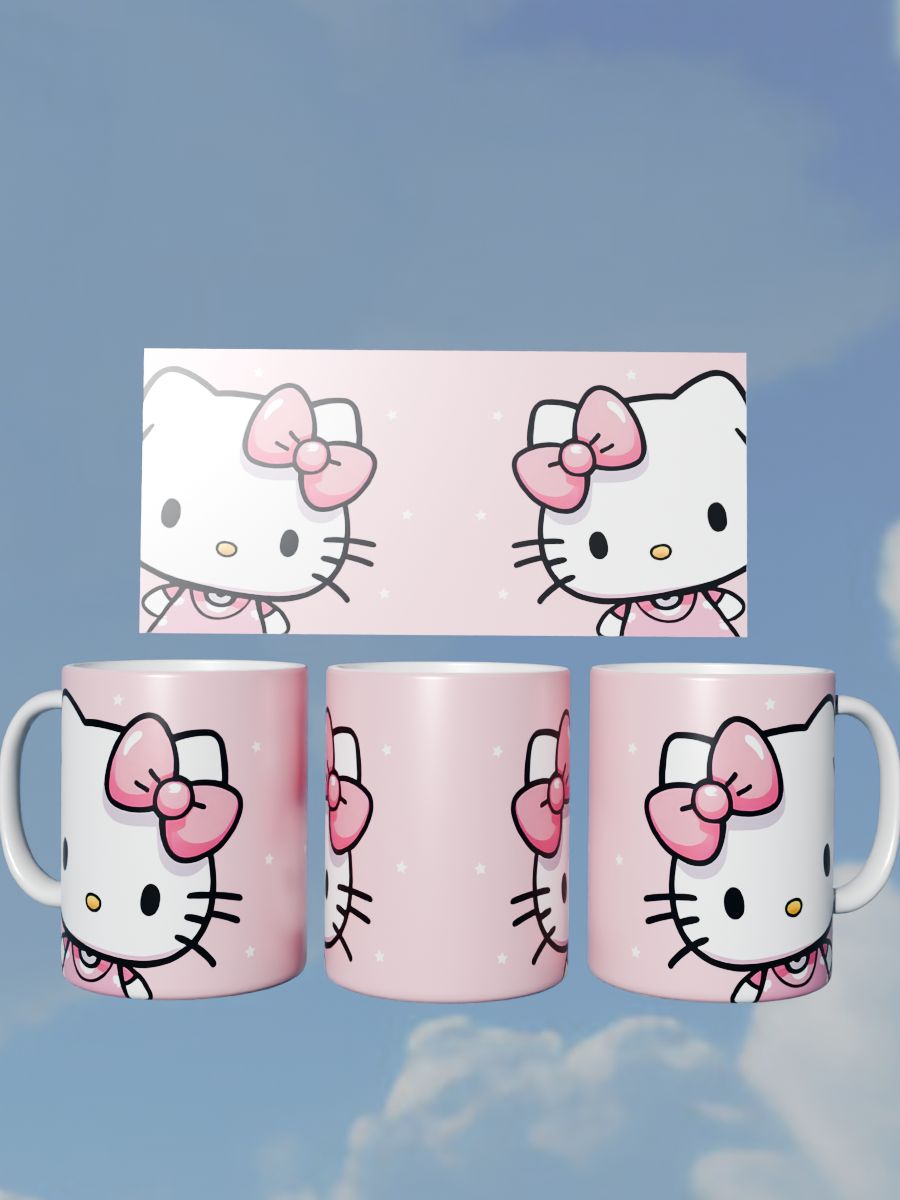 Кружка "Hello kitty, kuromi, хеллоу китти, куроми"