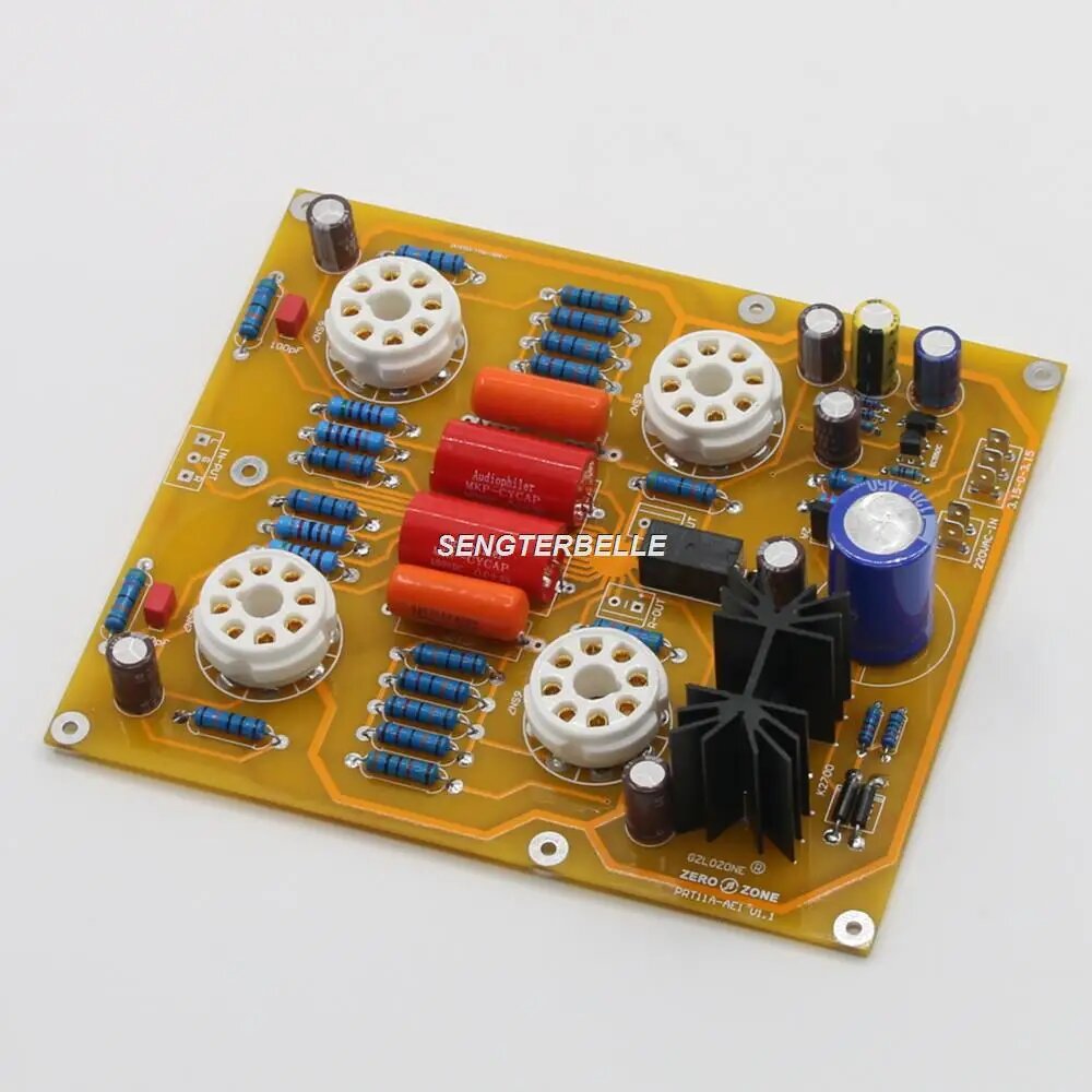 HiFi 6SN7/6N8P Ламповый аудио стерео предусилитель Плата Refer Gary CARY-AE1 предусилитель