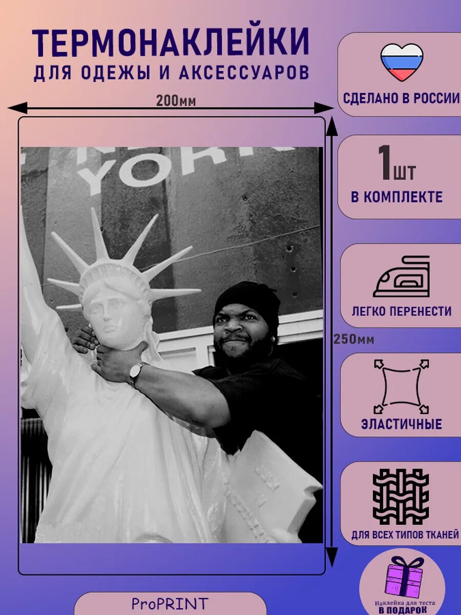 Термонаклейка на одежду взрослая