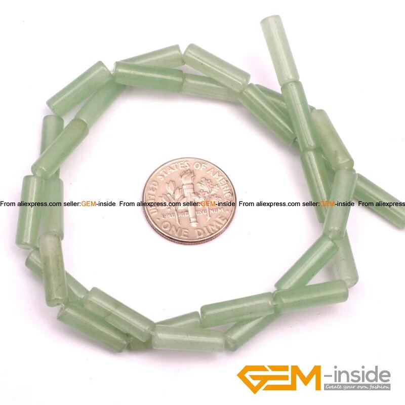 Бусины из камня 4x12 мм, набор GEM-inside