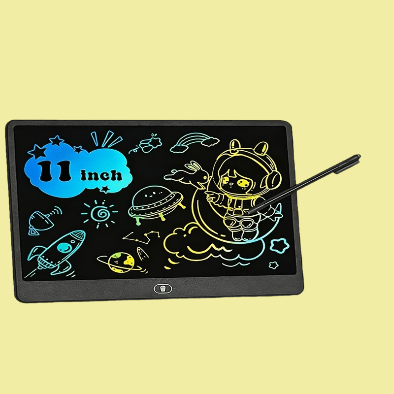 Электронная рисовальная доска LCD 10,24 дюйма, черная, стираемая, для детей