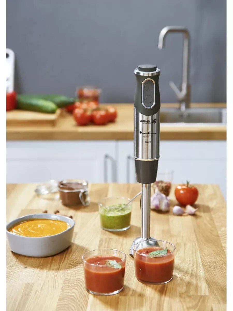 Погружной ручной блендер Quickchef DD642132 с 3 насадками