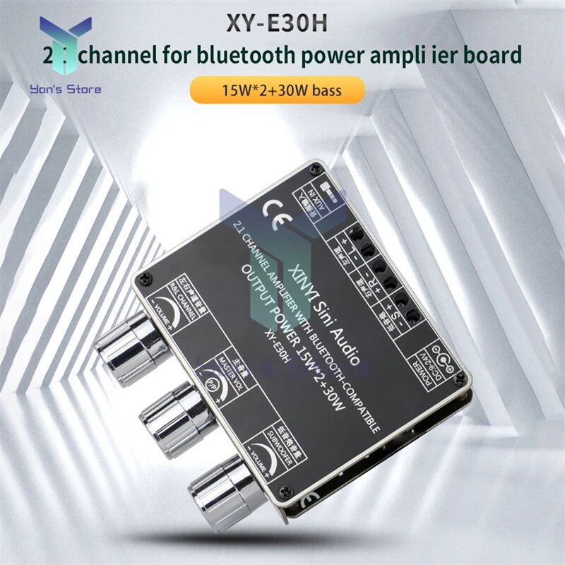 Aideepen XY-E30H E30H Bluetooth Аудиоусилитель 2.1 канала