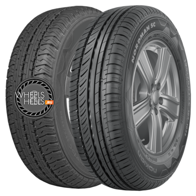 Шина автомобильная Ikon Nordman SC 195/75 R16 107/105S SUMMER, летняя, универсальная