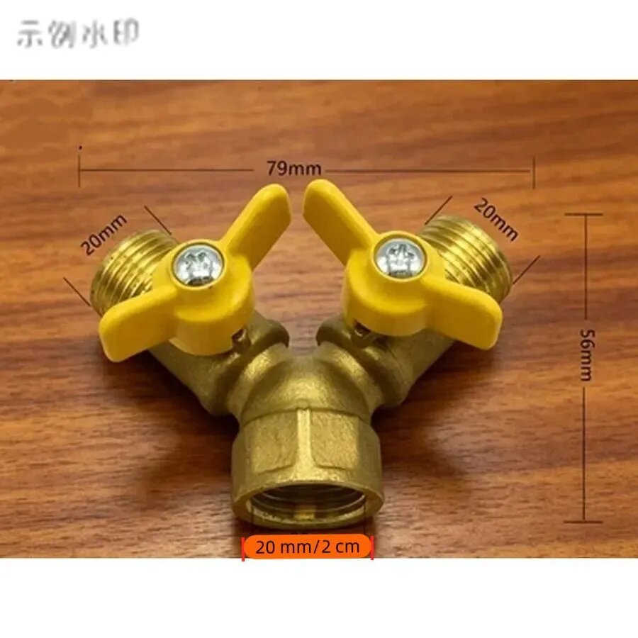 Латунный тройник шаровой кран 1/2 дюйма для воды газа и масла555