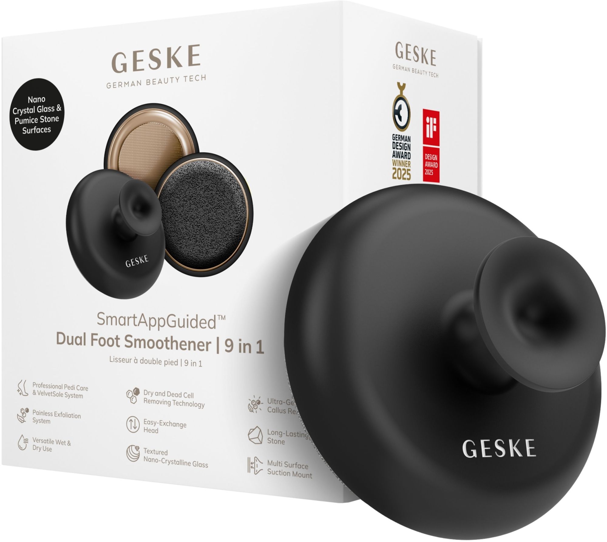 Geske Средство для разглаживания кожи стоп, пенза Geske Dual Foot Smoothener 9 в 1