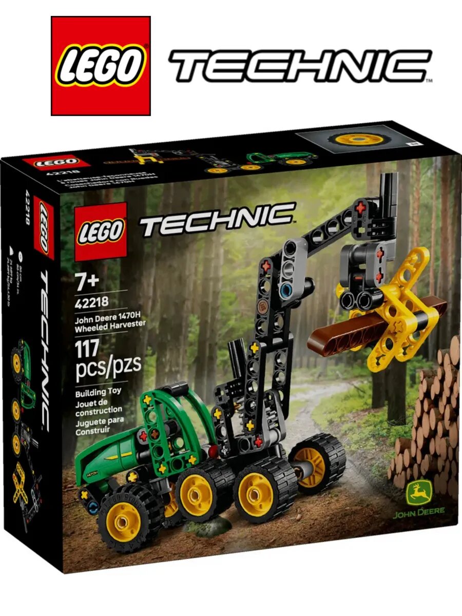 Конструктор LEGO Technic 42218 Колесный комбайн John Deere 1470H