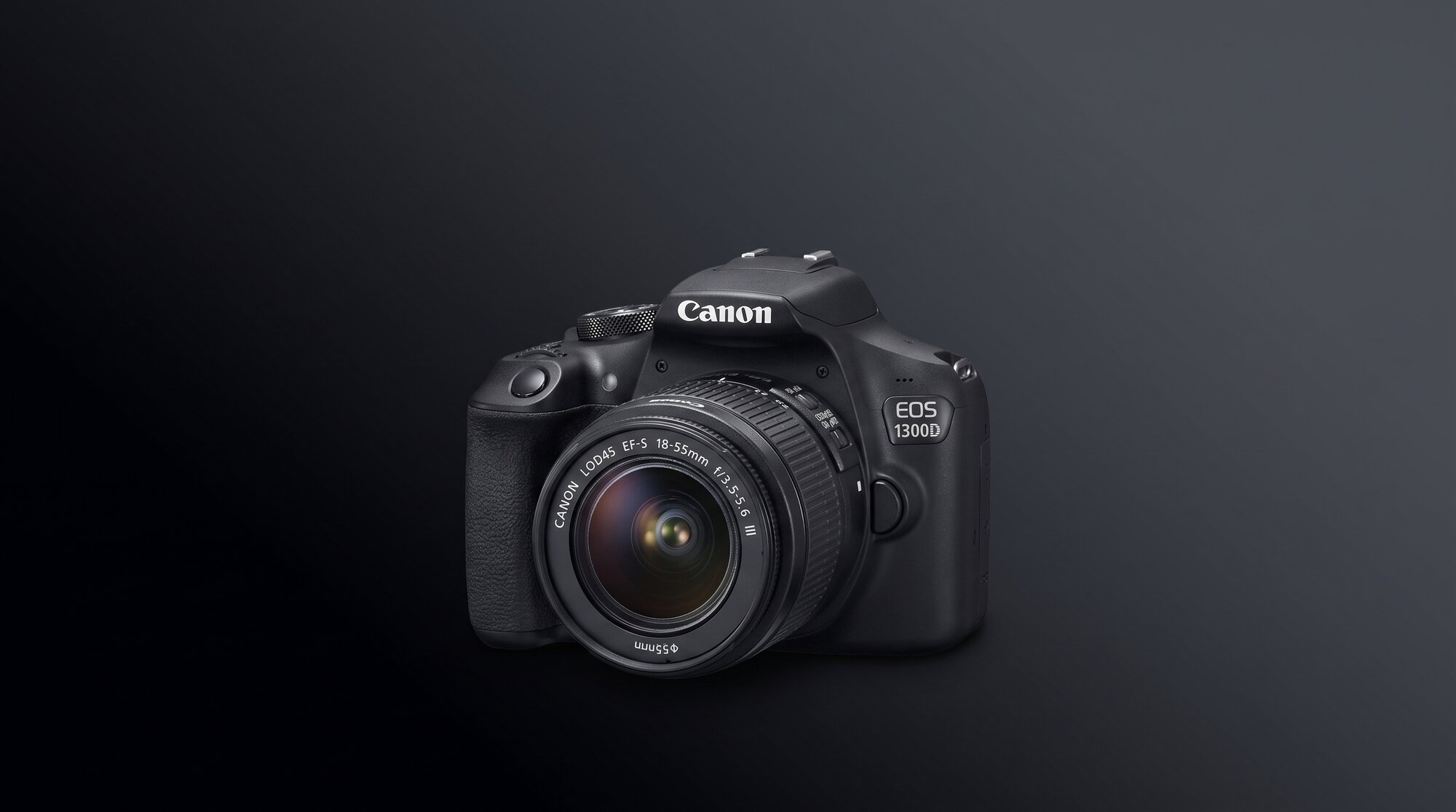Фотоаппарат Canon EOS 1300D Kit 18-55mm f/3.5-5.6 III, черный