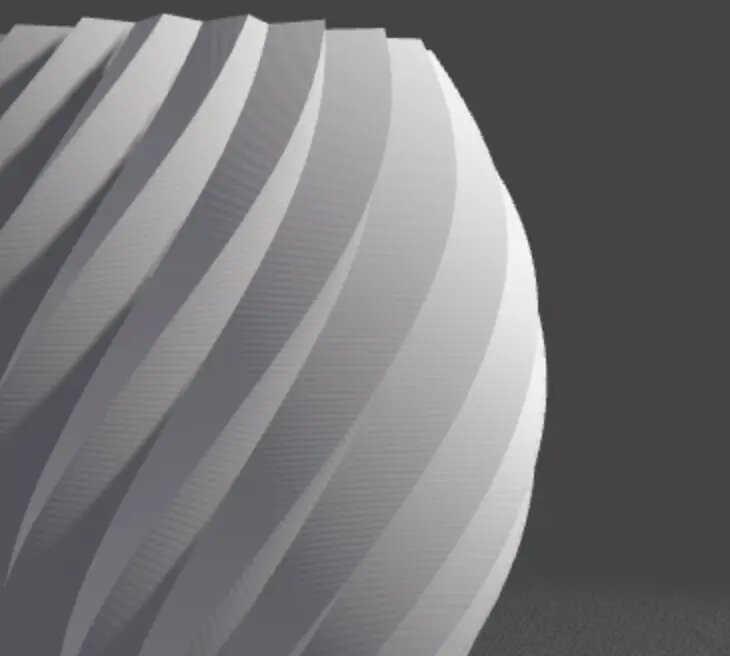 Ваза декоративная дизайнерская, 3D-печать, 3DOPRU арт. VASE-CC-d56f21d1b062