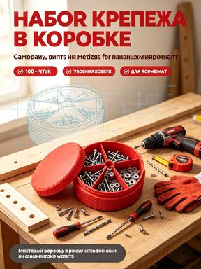 Аксессуар для инструментального ящика 7.9 х 7.9 х 7.9 см, 1 секц, 1 отд.