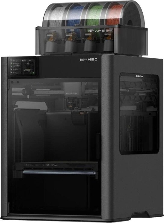 Принтер 3D Bambu Lab H2C AMS-Combo-EU 330x320x325мм ABS/PLA/PETG/Flex/Carbon/TPU 80мкм