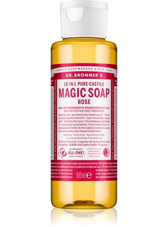 Жидкое мыло Dr. Bronner's Rose, 100 мл