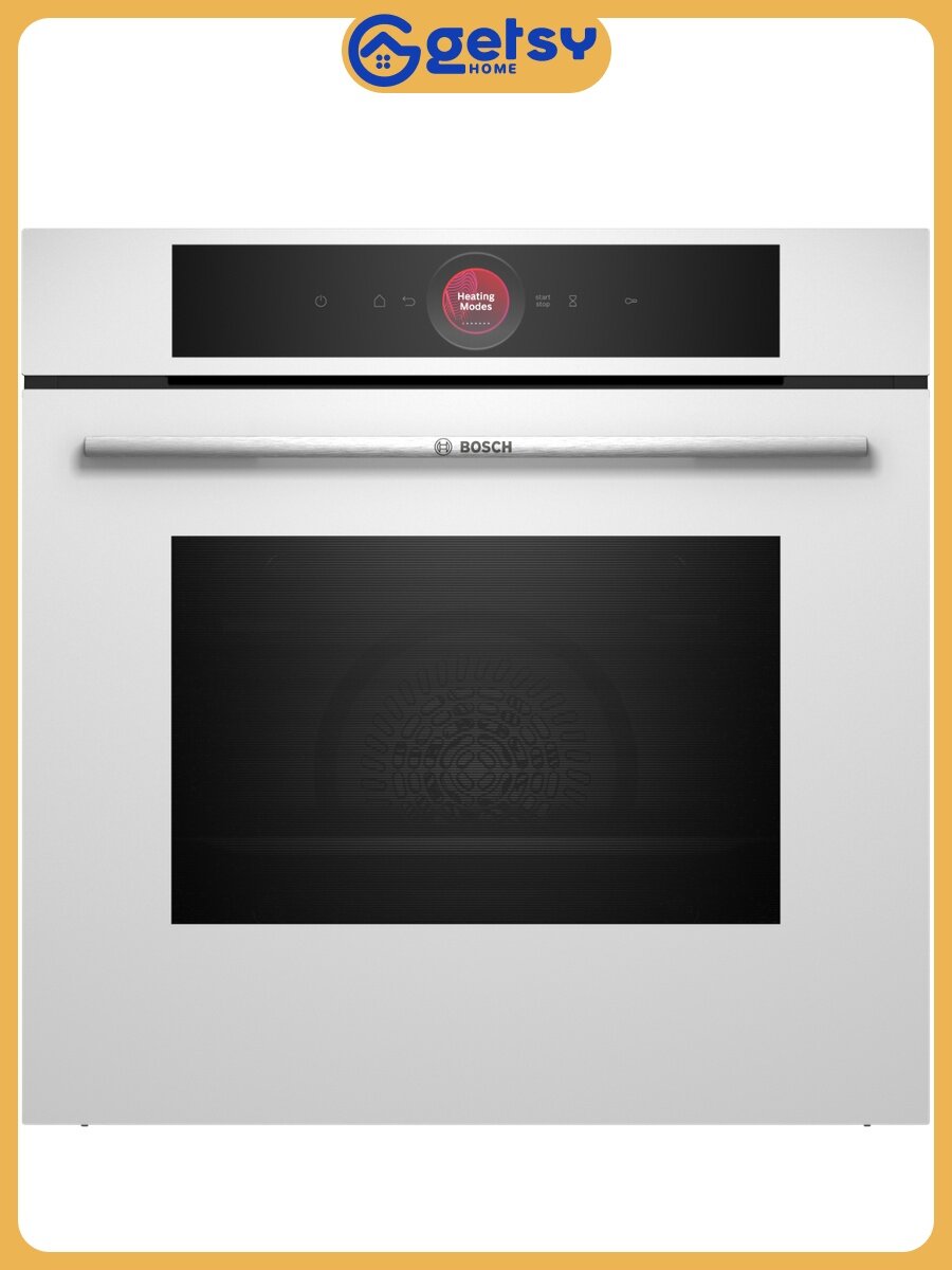 Встраиваемый духовой шкаф BOSCH HBG7741W1, белый, официальная гарантия