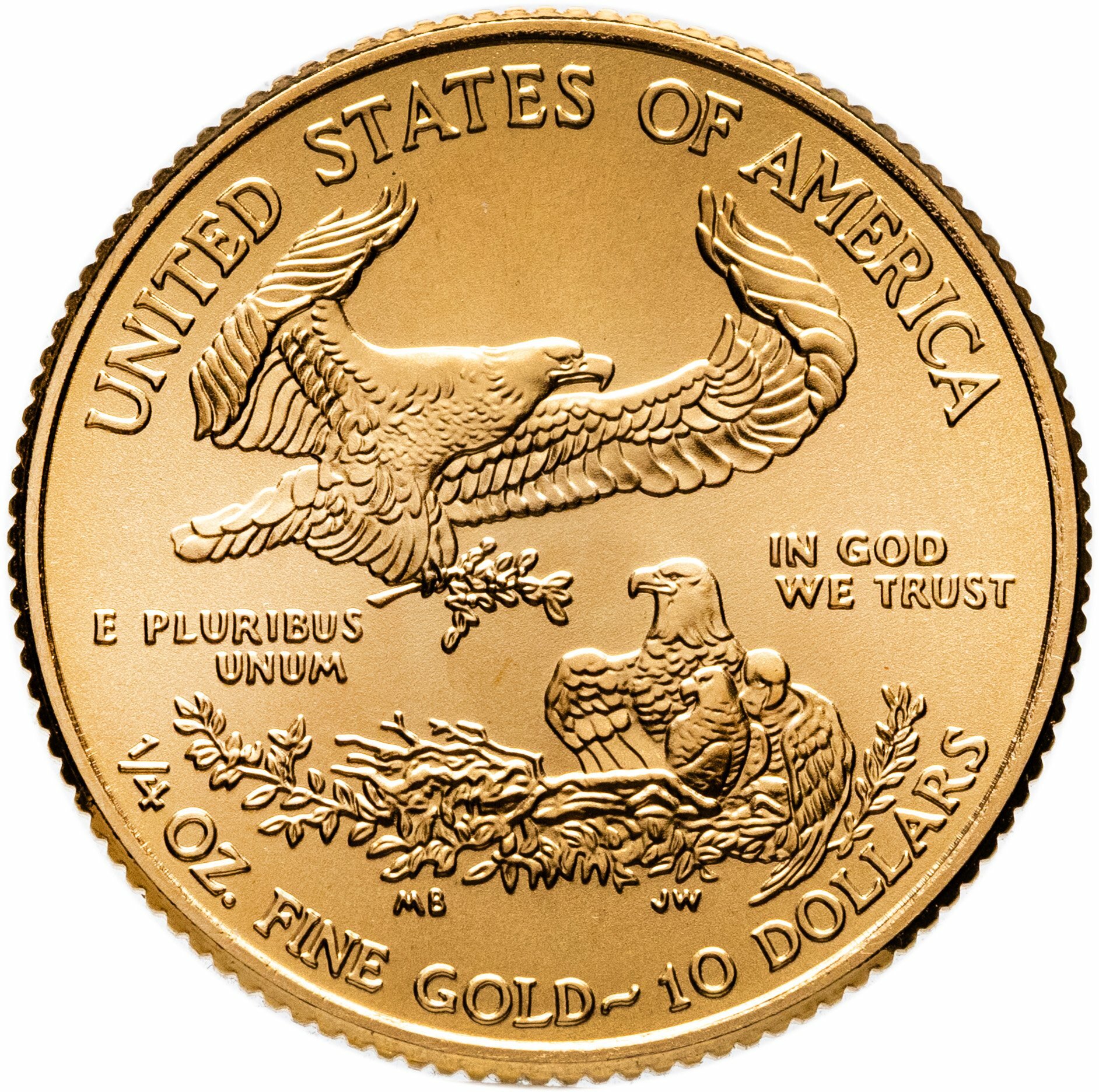США 10 долларов dollars 2013 UNC Liberty "Американский золотой орёл Шагающая Свобода", Золото 917