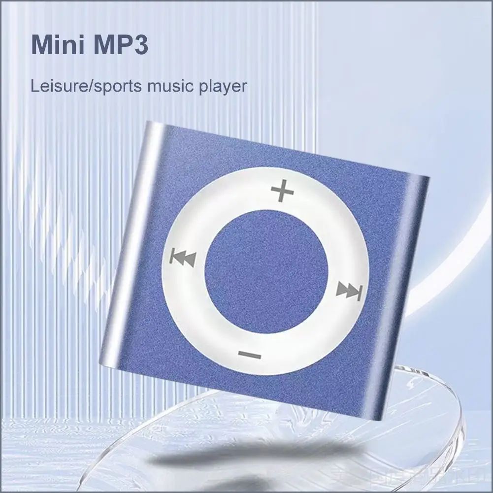 MP3-плеер с металлическим корпусом и встроенным динамиком, 180 мА ч