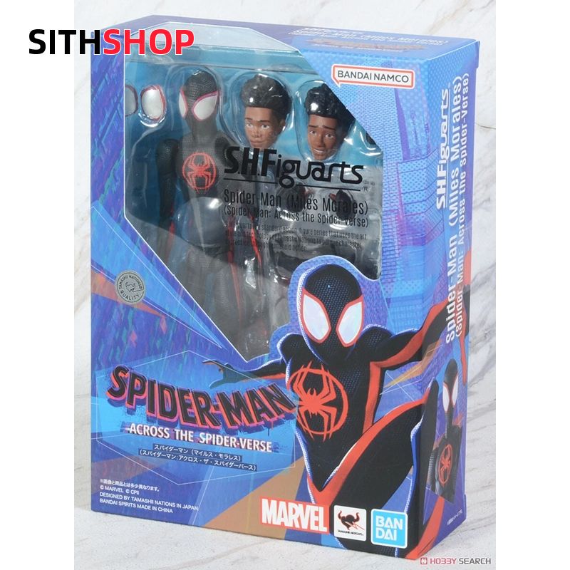 Фигурка Bandai S.H.Figuarts Across the Spider-Verse Spider-Man Miles Morales 1/12 Action Figure