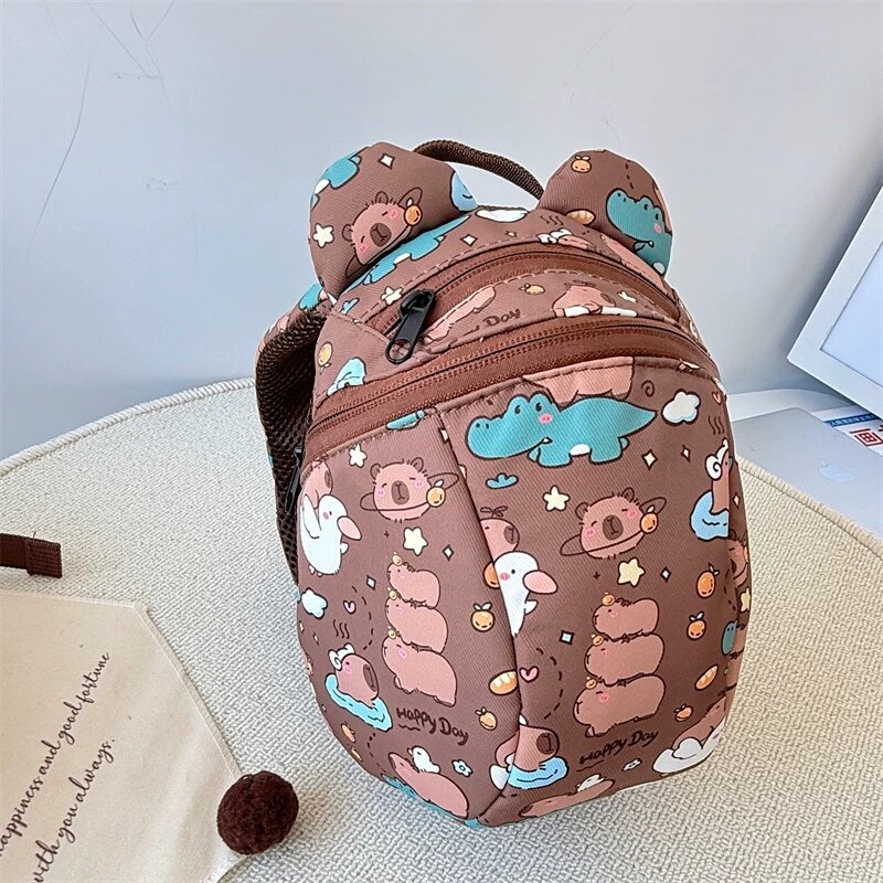 Маленький рюкзак с капибарой для детей 1-2 лет, рекомендуемая высота 90 см