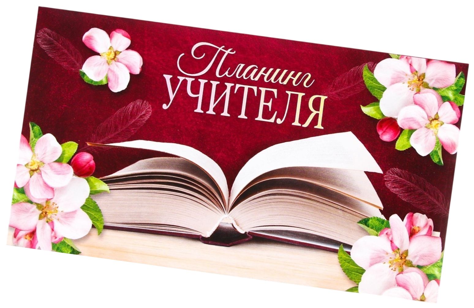 Мини-планер с отрывными листами "Планинг учителя", настольный блокнот для записей и планирования, недатированный ежедневник, подарок учителю, 50 листов
