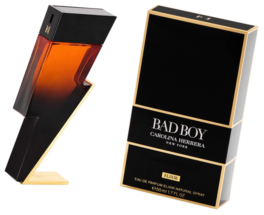 Мужская парфюмерная вода 50 мл / Carolina Herrera Bad Boy Elixir - Каролина Херрера Эликсир