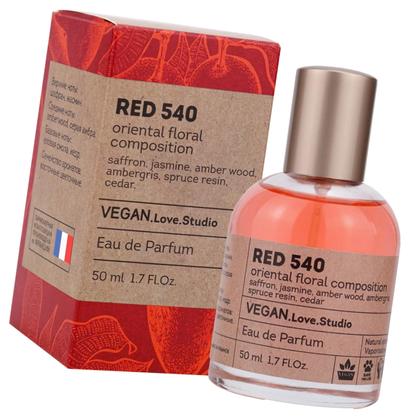Delta Parfum Vegan Love Studio Red 540 100 мл парфюмерная вода для женщин