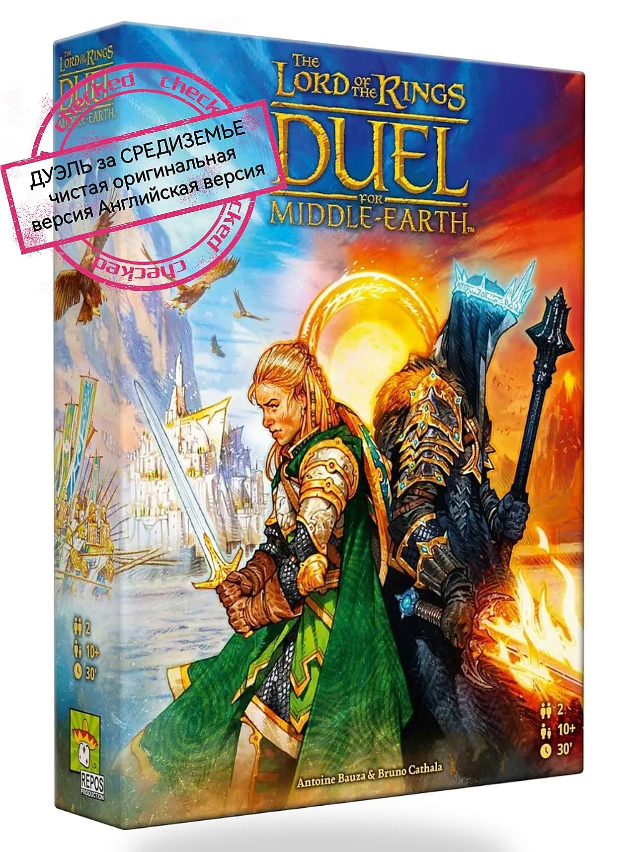 Настольная карточная игра Duel for Middle-Earth, новая версия, для 2 игроков