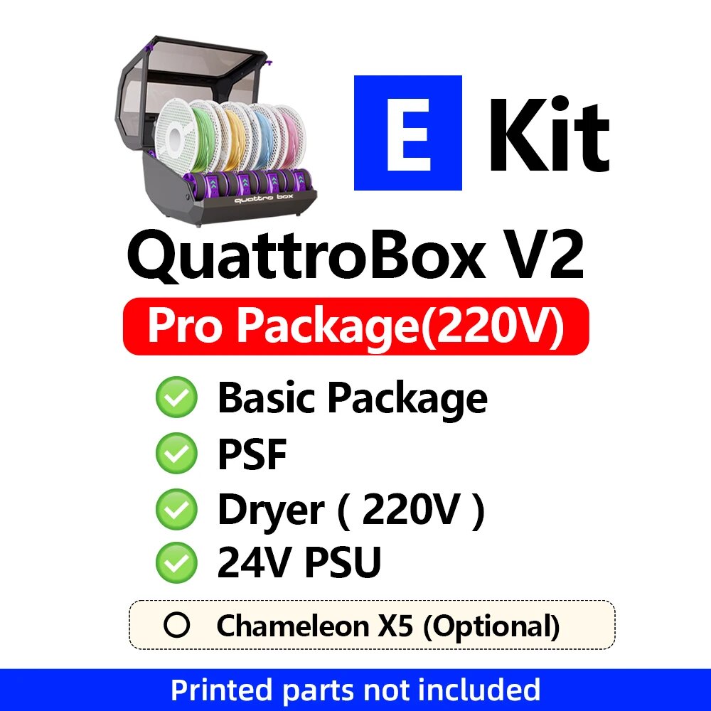 BLV QuattroBox V2 Комплект полного обновления для With Chameleon X5, E Pro Kit 220V PSU