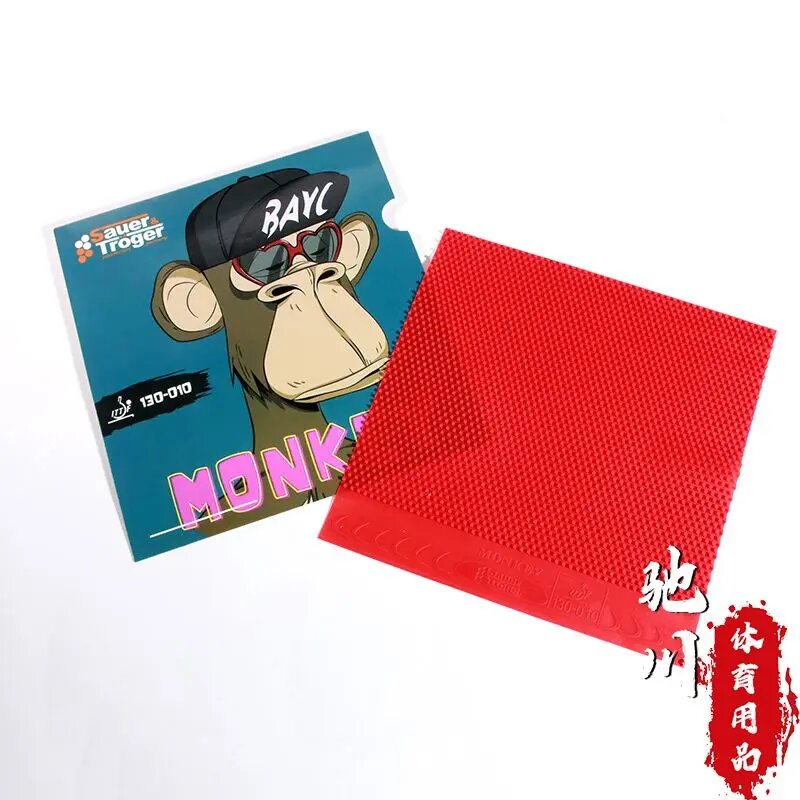 DAWEI MONKEY OX накладка для настольного тенниса без губки red