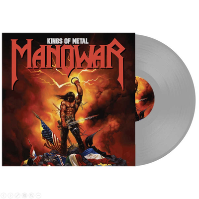 Manowar - Kings Of Metal, 1xLP, SILVER LP