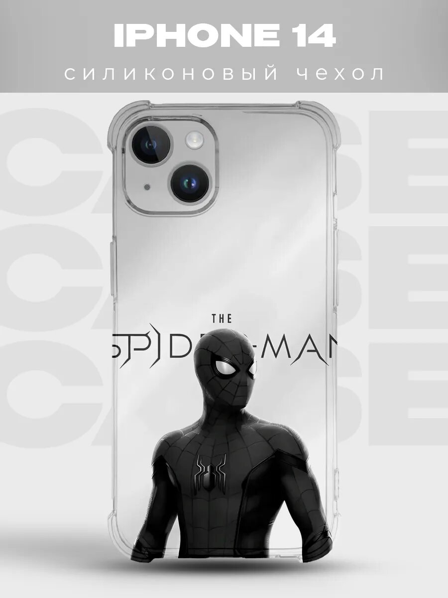 Чехол на iPhone 14 Человек-паук spider man человек паук