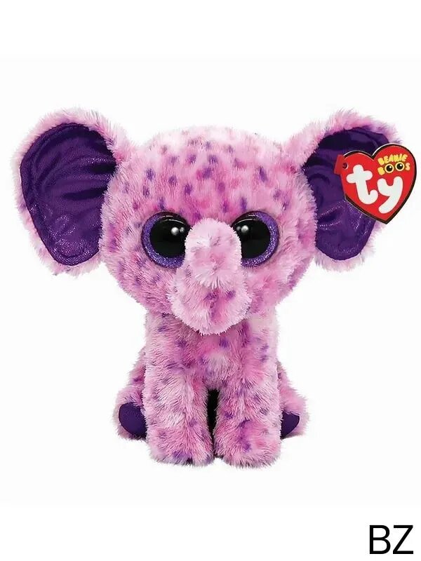 Мягкая игрушка Beanie Boo's Ева слоник фиолетовый
