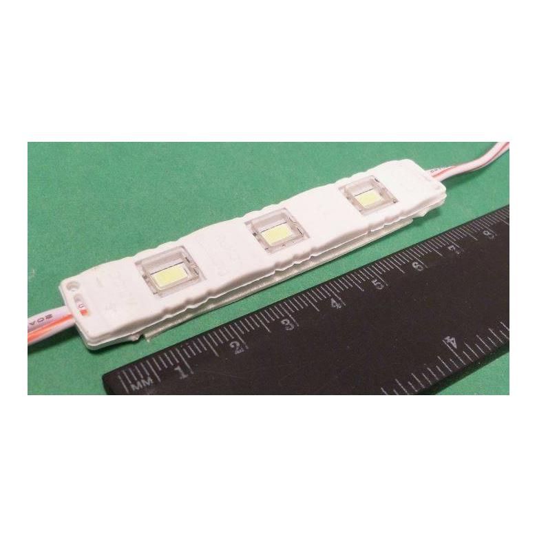 LED- 3 LED-белый IP65, 12V 0,72W 78х5х13 мм светодиодный модуль