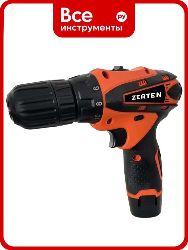 Аккумуляторный шуруповерт Zerten ZERTEN AS-12V