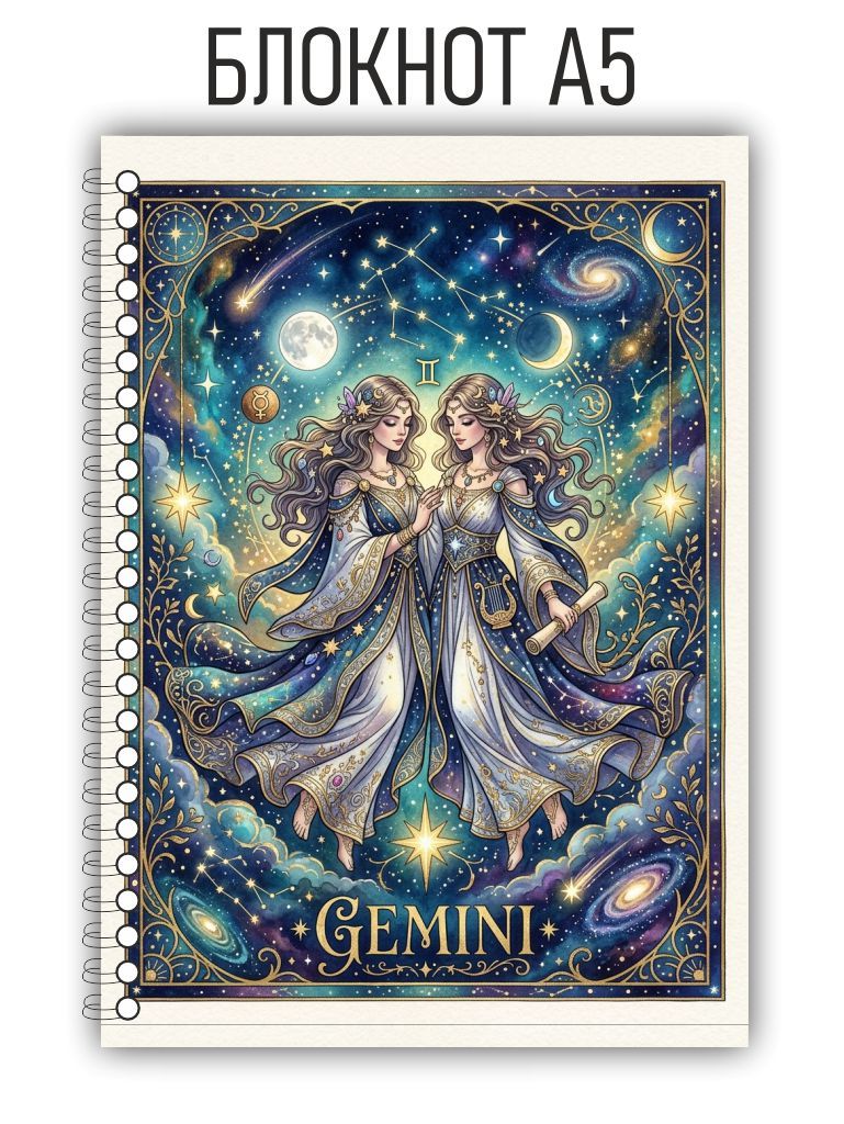 Блокнот Знак Зодиака , Gemini, Близнецы