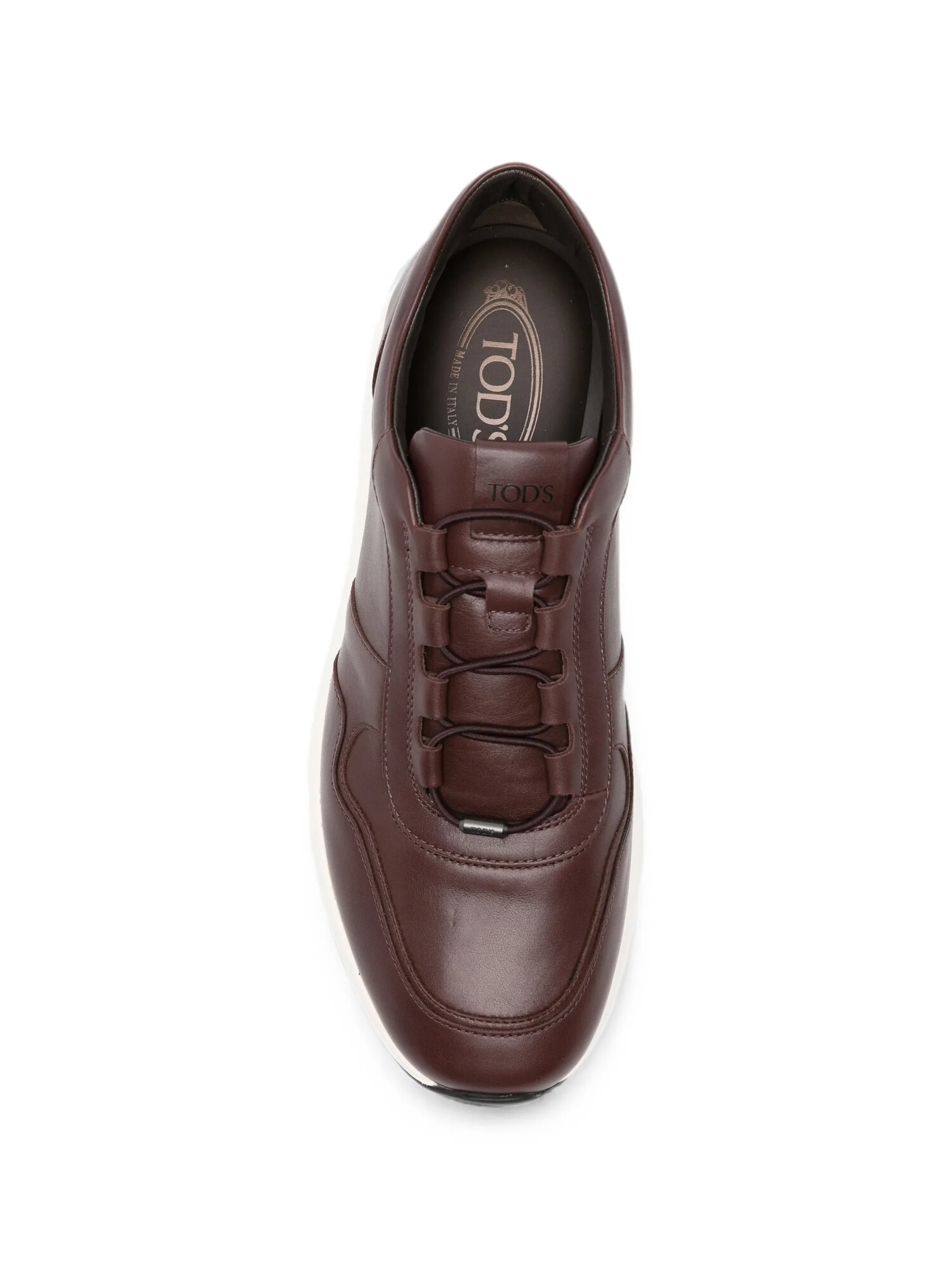 Кроссовки Tod's, размер 7.5, коричневый/серый/оранжевый — фото 1
