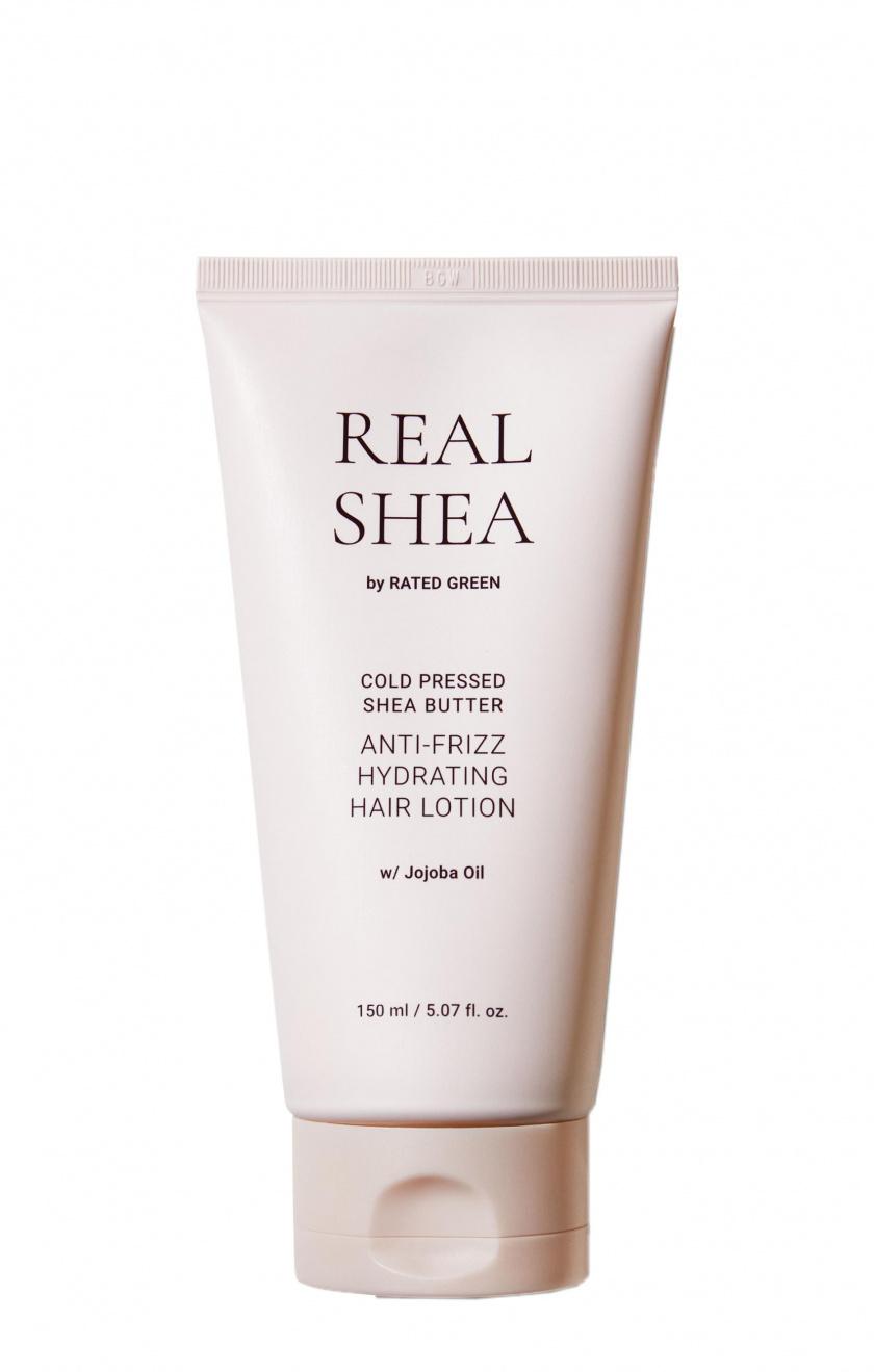 Rated Green Cold Pressed Shea Butter Anti-Frizz Hydrating Hair Lotion 150 ml Увлажняющий Лосьон для Волоc с Маслом Ши, RG-RS06 , Rated Green