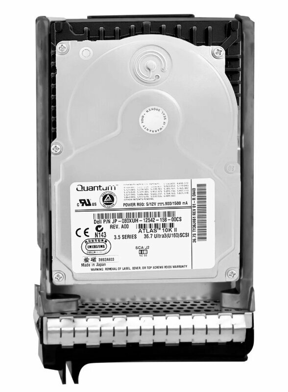 Жесткий диск Dell 36.4Gb 10000 U160SCSI 3.5" HDD 80XUH