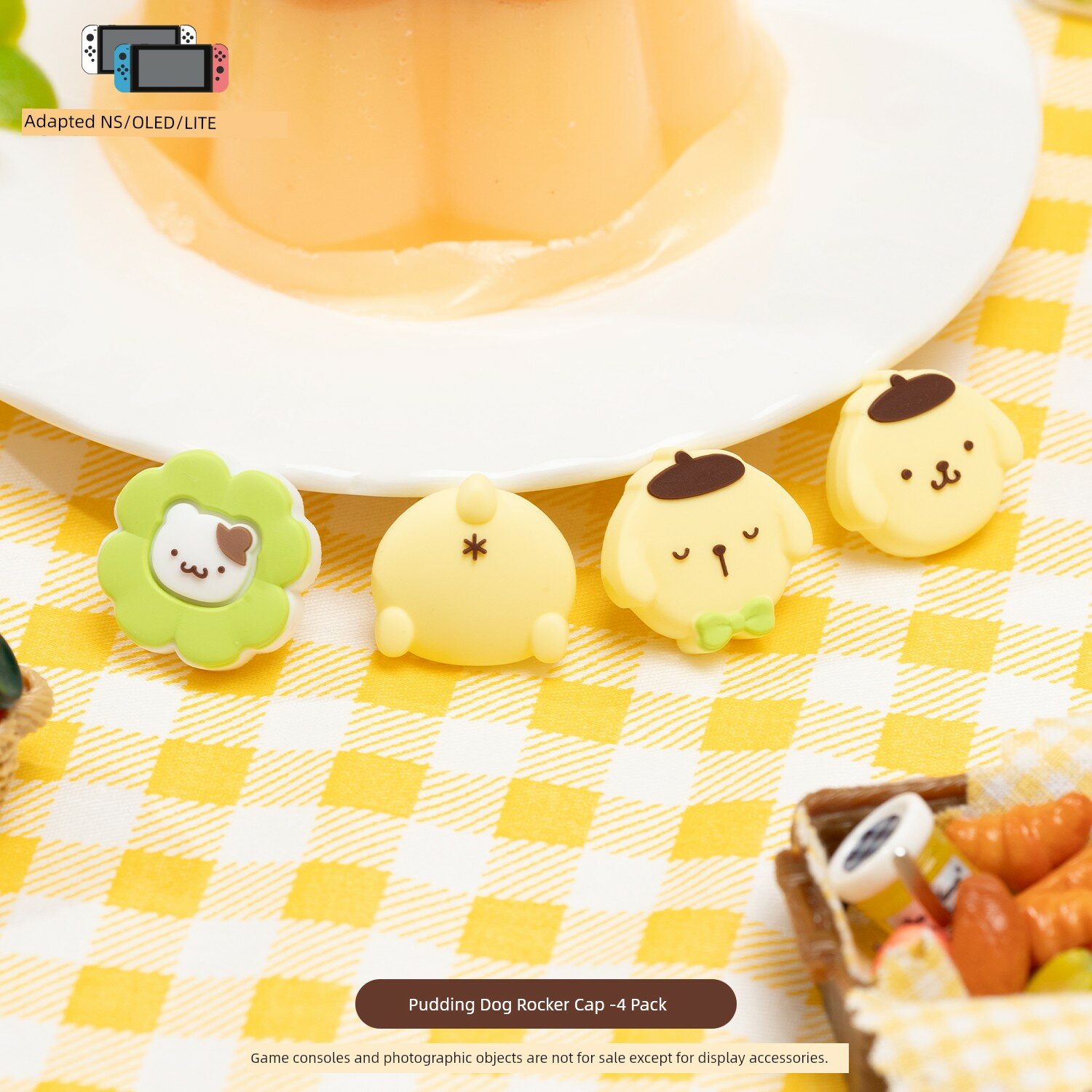 Официальные капоты для джойстика Pudding Dog Happy Play для Nintendo Switch